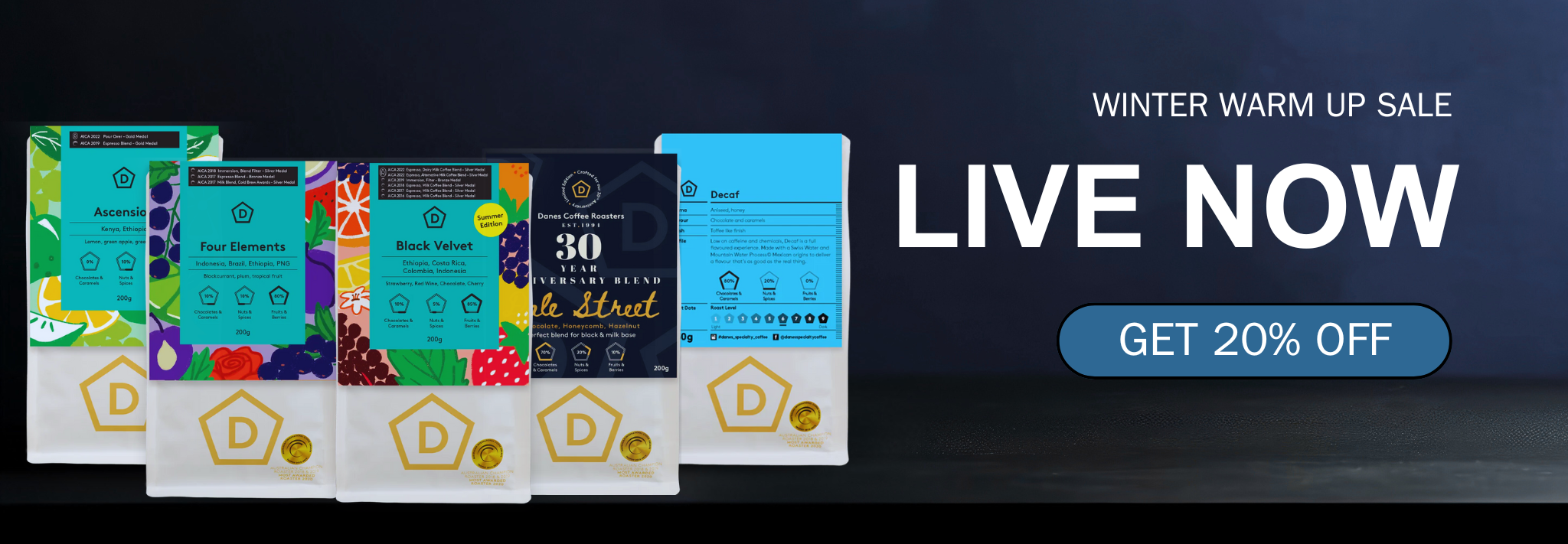 Danes Coffee Roasters: Most Awarded Coffee Wholesaler Sydney